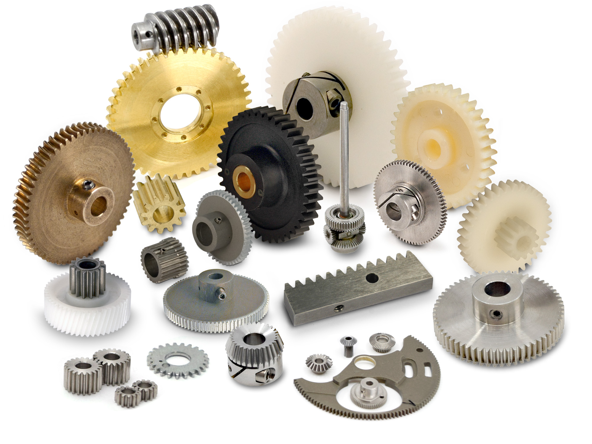 Spur Gears, Bevel Gears, Miter Gears, Helical Gears, Worms, and Worm ...